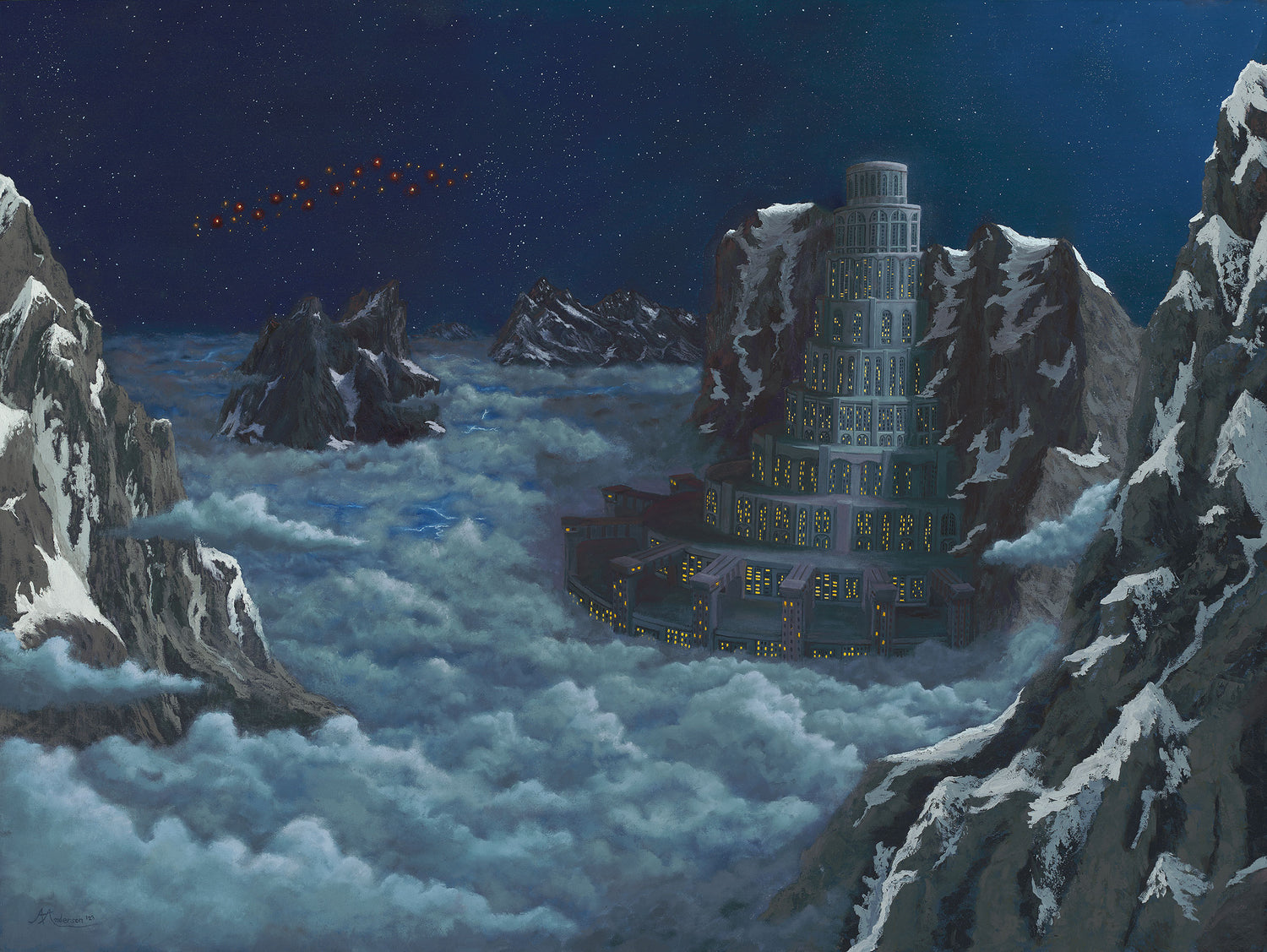 Designing a Fantasy Painting- Urithuru Fan Art – Landscapes By Ashleigh